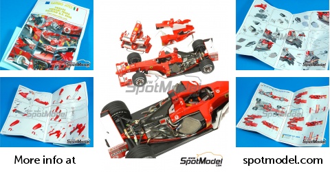 Tameo Kits TMK346: Car scale model kit 1/43 scale - Ferrari F2004 700 ...