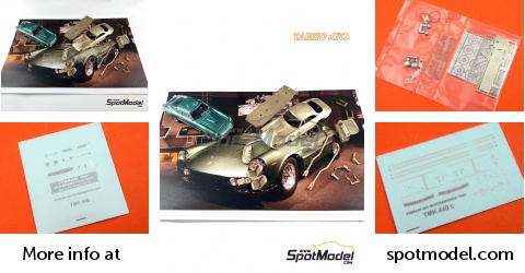 Tameo Kits TMK440: Car scale model kit 1/43 scale - Ferrari 400 ...