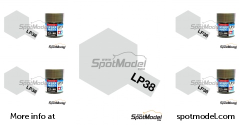 Tamiya 82138: Lacquer paint Flat aluminium LP-38 1 x 10ml (ref. LP-38 ...