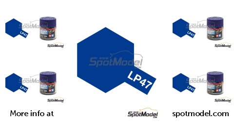 Tamiya 82147: Lacquer paint Pearl blue LP-47 1 x 10ml (ref. LP-47 ...