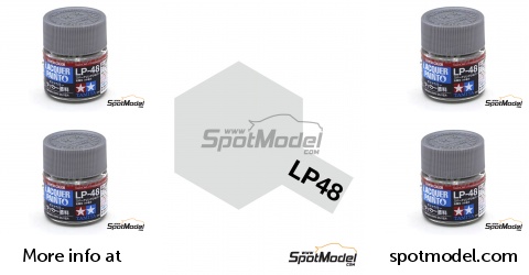 Tamiya 82148: Lacquer paint Sparkling silver LP-48 1 x 10ml (ref. LP-48 ...