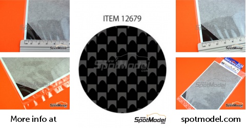 Tamiya 12679: Carbon fiber decal - Plain weave fine carbon pattern (ref ...