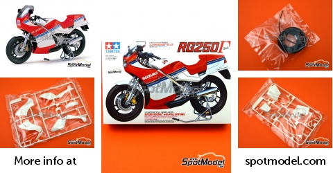 Tamiya 14029: Motorbike scale model kit 1/12 scale - Suzuki RG250 Gamma (ref. TAM14029) | SpotModel