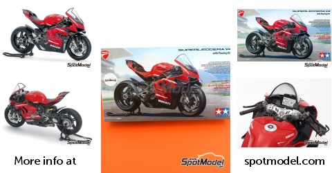Tamiya 14143: Motorbike scale model kit 1/12 scale - Ducati ...