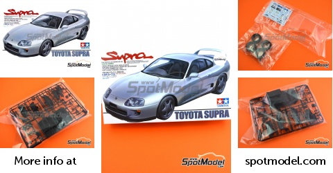 Tamiya 24123: Car scale model kit 1/24 scale - Toyota Supra 1993 (ref ...