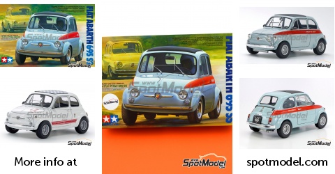 Tamiya 24173: Car scale model kit 1/24 scale - Fiat Abarth 695SS (ref ...