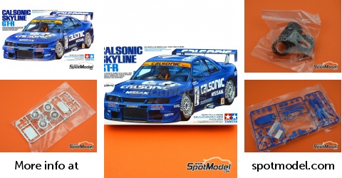 Tamiya 24184: Car scale model kit 1/24 scale - Nissan Skyline GT-R ...