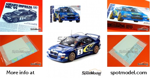 Tamiya 24218: Car scale model kit 1/24 scale - Subaru Impreza WRC ...