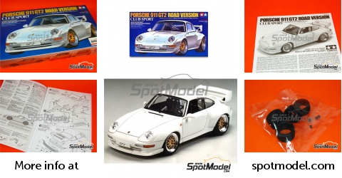 Tamiya 24247: Car scale model kit 1/24 scale - Porsche 911 993 GT2 Club ...