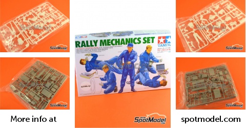 Tamiya 24266: Figures set 1/24 scale - Rally Mechanics sponsored by ...