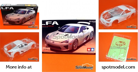 Tamiya 24319: Car scale model kit 1/24 scale - Lexus LFA (ref. TAM24319 ...