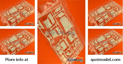 Tamiya TAM24338-SPRUE-A: Spare part 1/24 scale - Mercedes-Benz 300SL ...