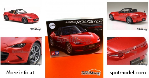 Tamiya 24342: Car scale model kit 1/24 scale - Mazda MX-5 Roadster (ref ...