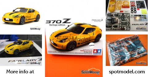 Tamiya 24348: Car scale model kit 1/24 scale - Nissan 370Z Fairlady Z ...
