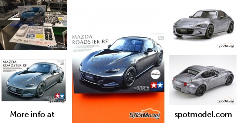 Tamiya 24353: Car scale model kit 1/24 scale - Mazda MX-5 Miata RF (ref ...