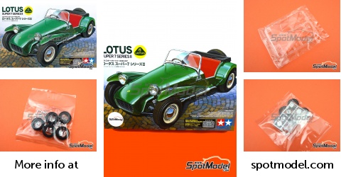 Tamiya 24357: Car scale model kit 1/24 scale - Lotus Super Seven Series ...