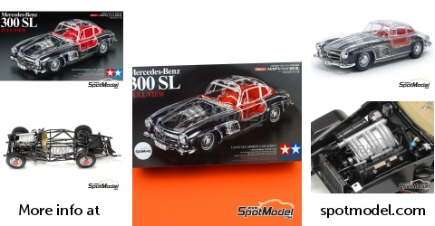 Tamiya 24366: Car scale model kit 1/24 scale - Mercedes-Benz 300SL ...