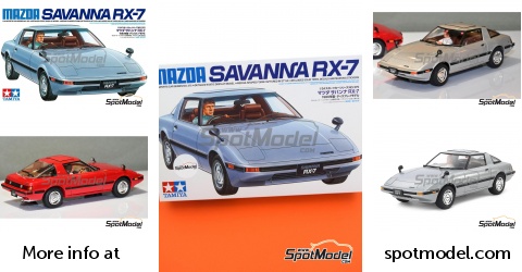 Tamiya 24375: Car scale model kit 1/24 scale - Mazda Savanna RX-7 (ref ...