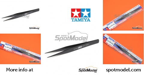 Tamiya 74004: Hobby tool - Tweezers straight (ref. TAM74004) | SpotModel