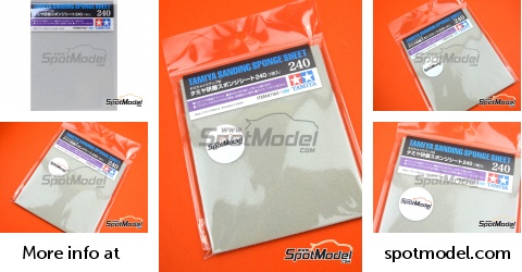 Tamiya: Sandpaper Sanding sponge sheet 240 1 units (ref. TAM87162 ...
