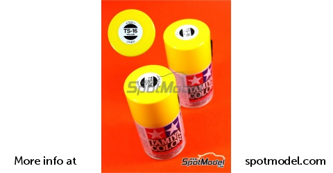 Tamiya 85016: Spray Gloss Yellow TS-16 1 x 100ml (ref. TS-16) | SpotModel