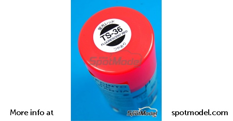 Tamiya 85036: Spray Fluorescent Red TS-36 1 x 100ml (ref. TS-36 ...