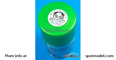 Tamiya 85052: Spray Candy Lime Green TS-52 1 x 100ml (ref. TS-52 ...