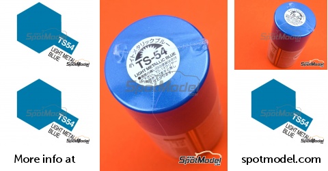 Tamiya 85054: Spray Light metallic blue TS-54 1 x 100ml (ref. TS-54 ...