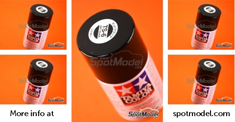 Tamiya 85006: Spray Matt Black TS-6 1 x 100ml (ref. TS-6) | SpotModel