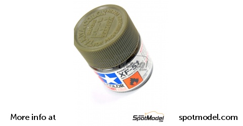 Tamiya 81751: Acrylic paint Khaki drab XF-51 1 x 10ml (ref. XF-51 ...