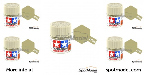 Tamiya 81755: Acrylic paint Deck Tan XF-55 1 x 10ml (ref. XF-55 ...