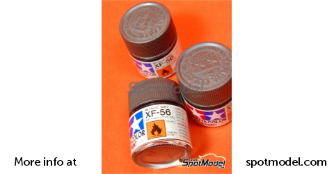 Tamiya 81756: Acrylic paint Metallic grey XF-56 1 x 10ml (ref. XF-56 ...