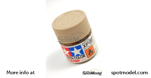 Tamiya 81757: Acrylic paint Buff XF-57 1 x 10ml (ref. XF-57) | SpotModel