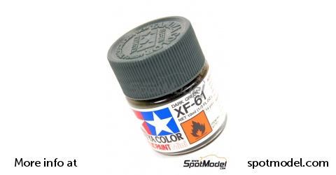 Tamiya 81761: Acrylic paint Dark green XF-61 1 x 10ml (ref. XF-61 ...