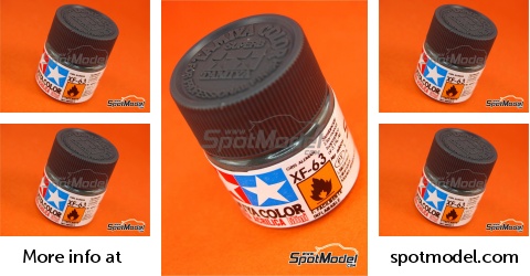 Tamiya 81763: Acrylic paint German Grey XF-63 1 x 10ml (ref. XF-63 ...