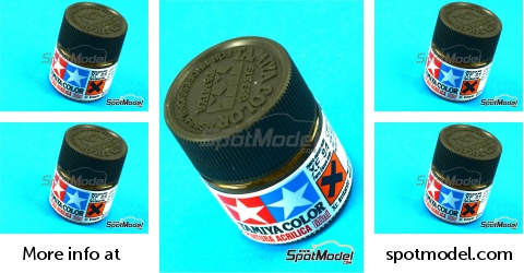 Tamiya 81784: Acrylic paint Dark Iron XF-84 1 x 10ml (ref. XF-84 ...