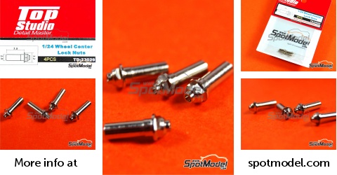 Top Studio TD23029: Nuts 1/24 scale - Wheel nuts - 4 units (ref ...
