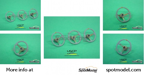 USCP 24A055: Steering wheel 1/24 scale - Sport Steering Wheels - 3 ...