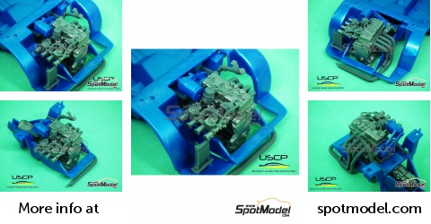 USCP 24A097: Detail up set 1/24 scale - Alpine A110 1600SC - Engine bay ...