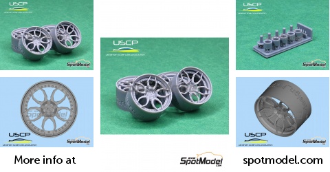 USCP 24W113: Rims and tyres set 1/24 scale - Prior Design PD3 Forged 21 ...