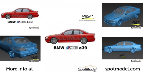 USCP 24K004: Car scale model kit 1/24 scale - BMW M5 e39 (ref. USCP ...