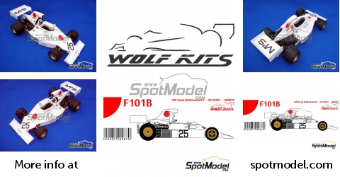 Wolf Kits GP20087: Car scale model kit 1/20 scale - Maki Ford F101B ...