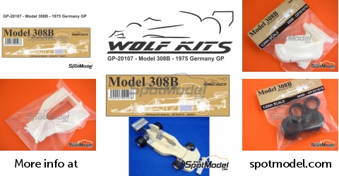 Wolf Kits GP20107: Car scale model kit 1/20 scale - Hesketh Ford 308B ...
