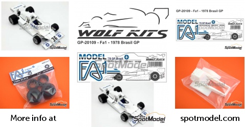 Wolf Kits GP20109: Car scale model kit 1/20 scale - Arrows Ford FA1 ...