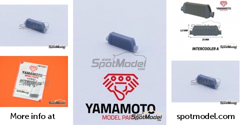 Yamamoto Model Parts YMPTUN13: Detail 1/24 scale - Intercooler type A ...