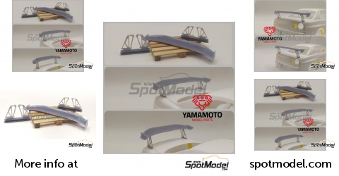 Yamamoto Model Parts YMPTUN33: Wing set 1/24 scale - GT rear spoiler ...