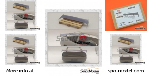 Yamamoto Model Parts YMPTUN35: Wing set 1/24 scale - JDM GT rear ...