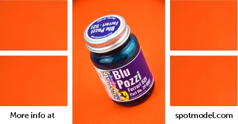 Zero Paints ZP-1007-521: Paint for airbrush Ferrari Blu Pozzi Blue Code ...