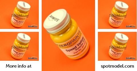 Zero Paints ZP-1031-12G: Paint for airbrush Porsche Speed Yellow Code ...