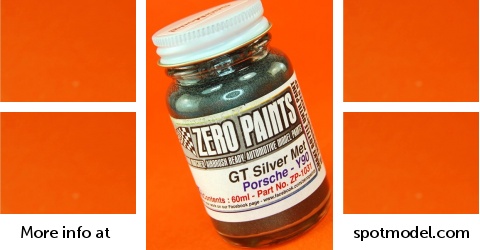 Zero Paints ZP-1031-Y90: Paint for airbrush Porsche GT Silver Metallic ...